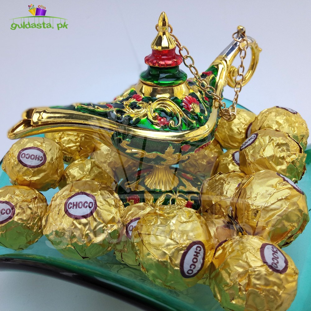 Chocolate with jini lamp