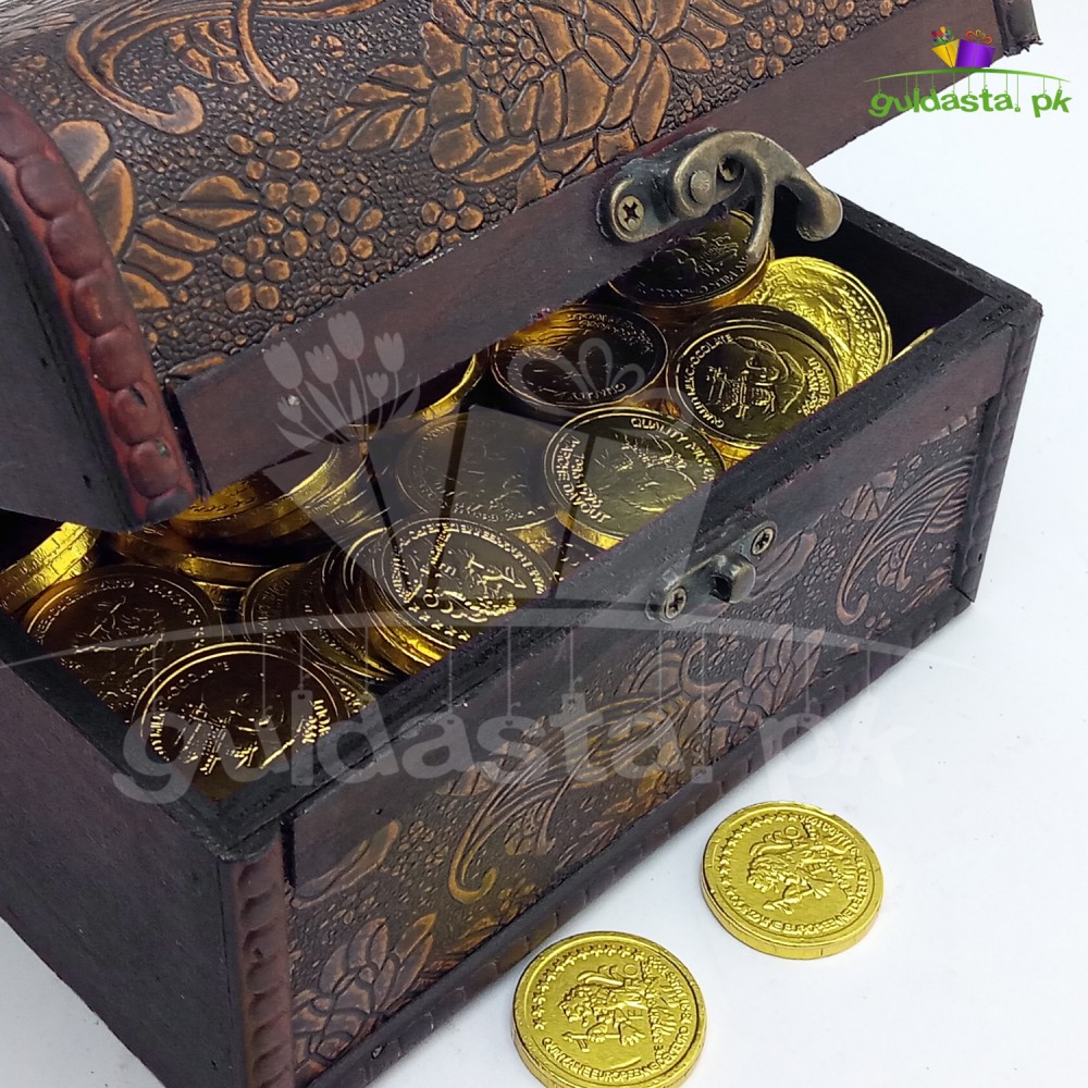 Coins in Treasure Box
