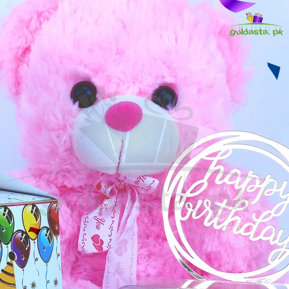 Softy Cute Cute Teddy With Yummy Sweets